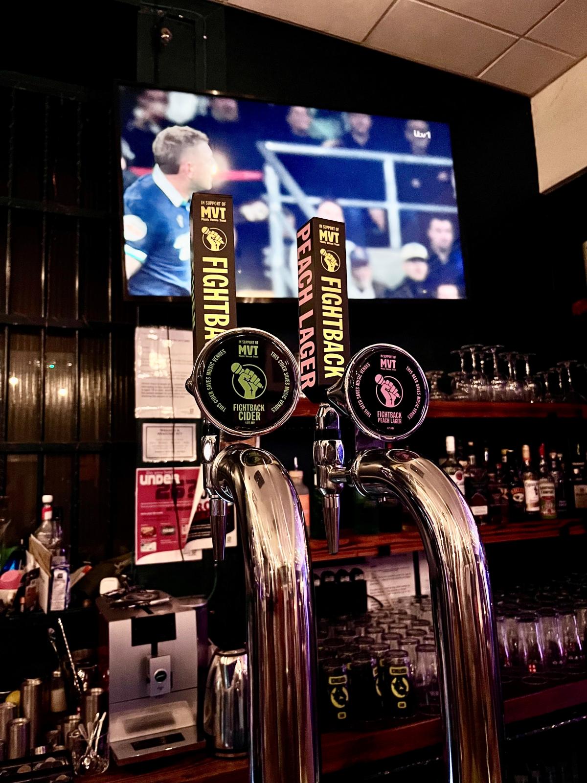 Fightback Lager now available on draught!